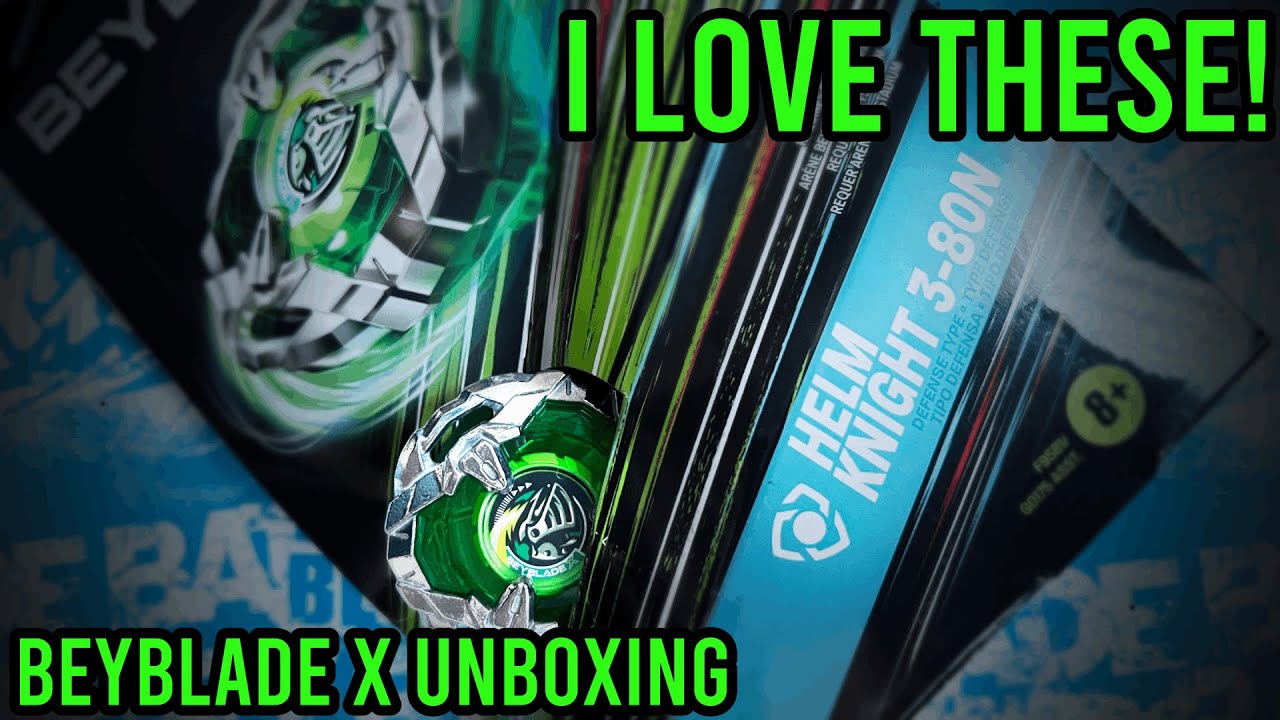A MUST HAVE DEFENSE TYPE #BEYBLADE X UNBOXING - HELM KNIGHT 3-80N ...