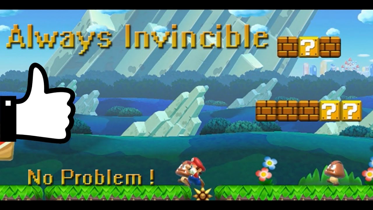 Super Mario Maker Always Invincible - YouTube