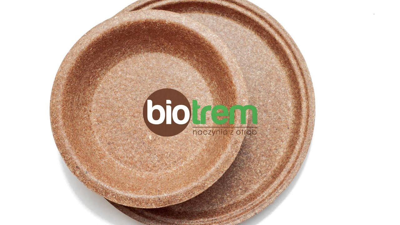 BIOTREM - bran tableware - YouTube