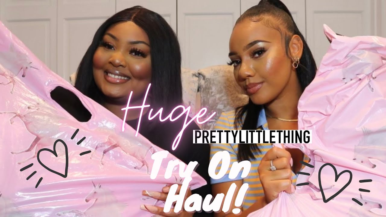 HUGE PRETTY LITTLE THING TRY ON HAUL | SUMMER OUTFITS | HOLIDAY OUTFITS ...