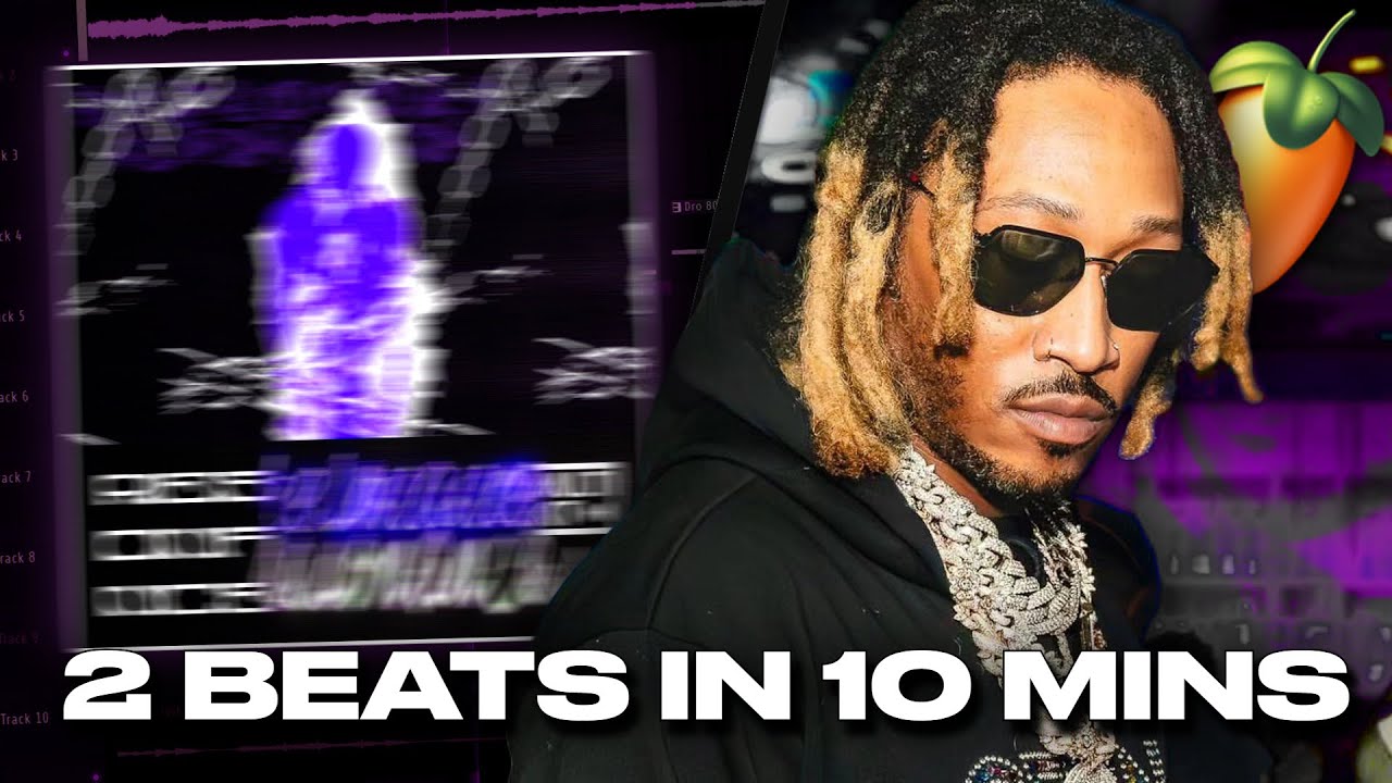 Making 2 Beats for FUTURE From Scratch in 10 Minutes | FL Studio ...