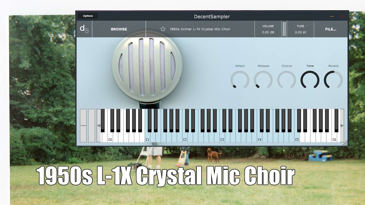 1950s Archer L-1X Crystal Mic Choir (Plus a Free Decent Sampler VST) - YouTube