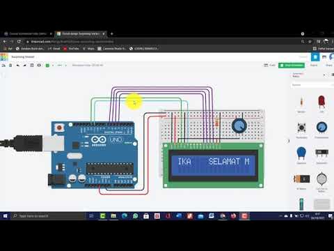 Pemrograman Arduino pada Layar LCD part 6 (membuat tulisan berjalan ...