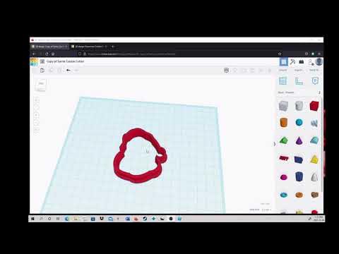 Tinkercad Practice: Making a Cookie Cutter - YouTube