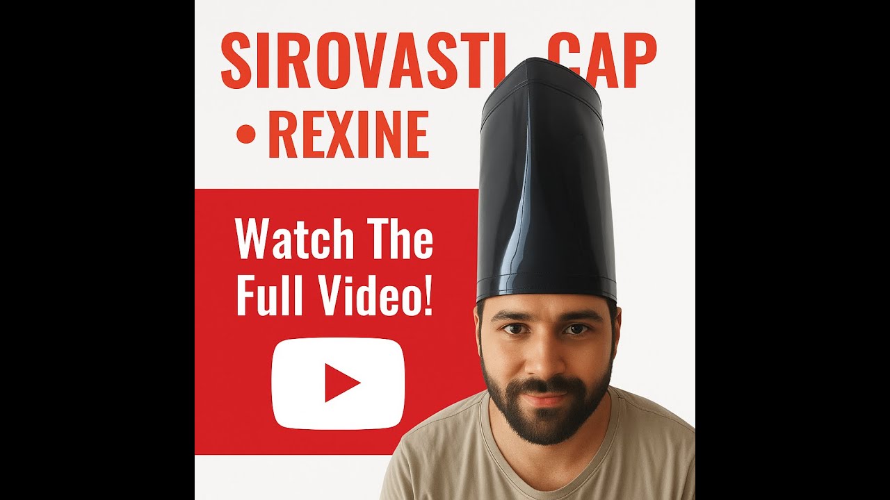 Sirovasti Rexine Cap for Ayurvedic Head Oil Therapy | Premium Leak ...