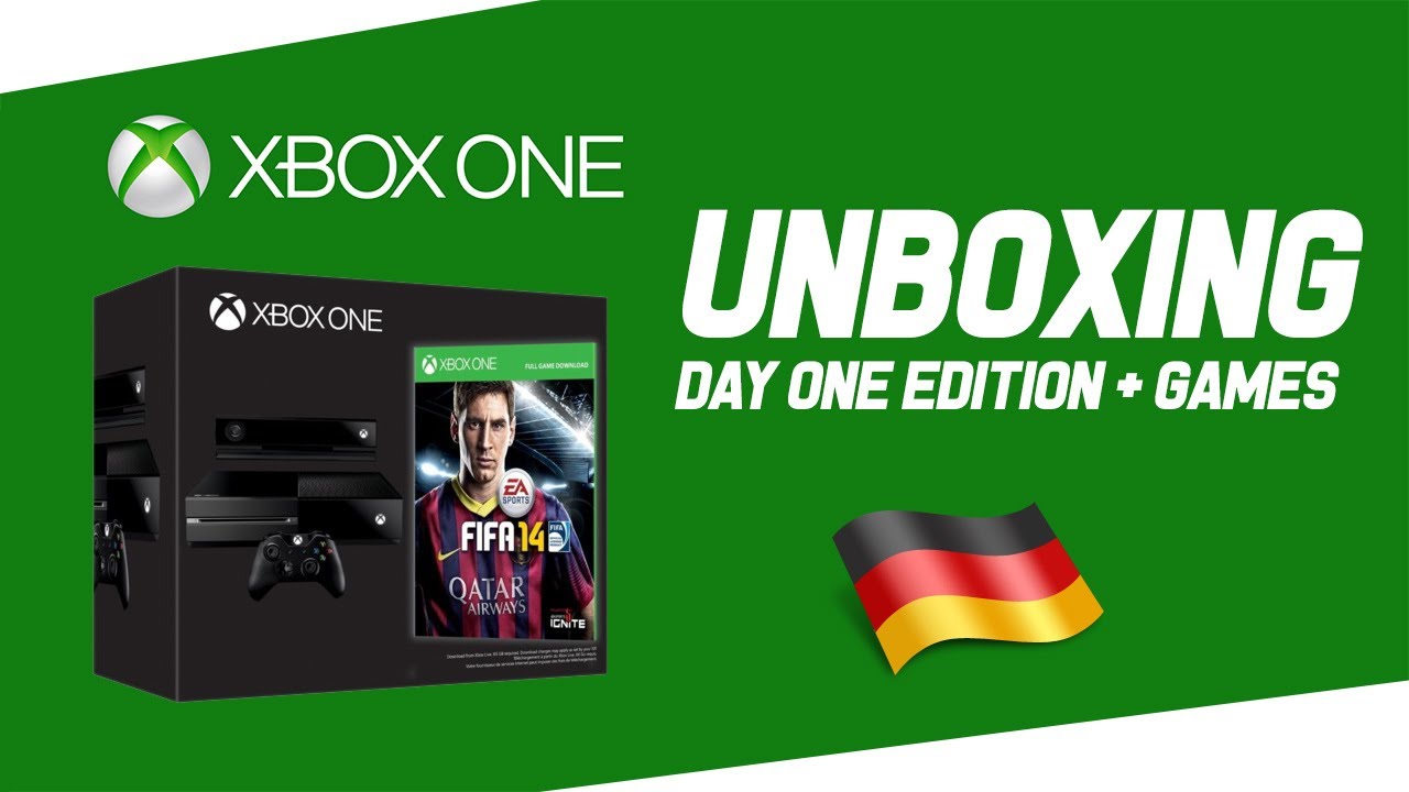 XBOX One Unboxing (Day One Edition) Deutsch/German - YouTube