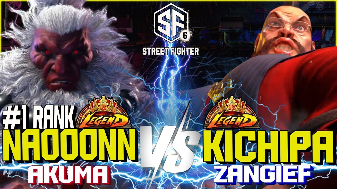 SF6 Naooonn (1 Ranked Akuma) vs Kichipa (Zangief) SF6 High Level ...