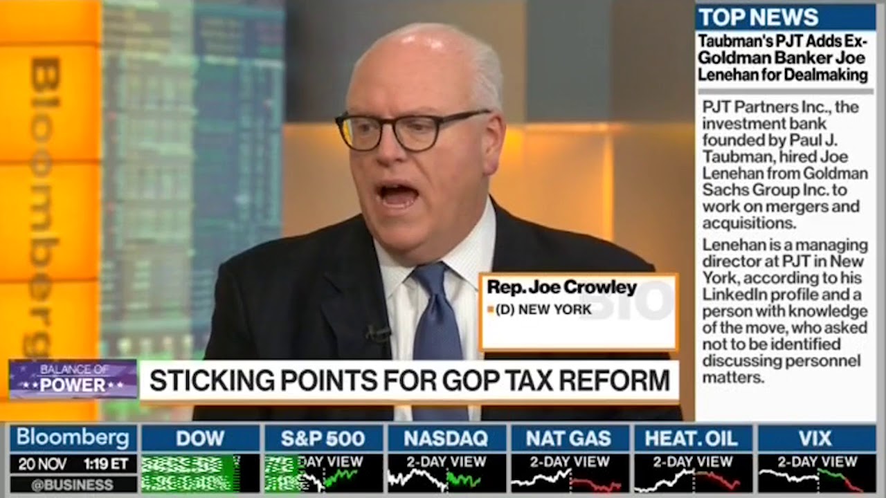 Chairman Joe Crowley on Bloomberg Markets: Balance of Power - YouTube