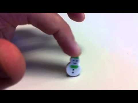 Eraser snowman - YouTube