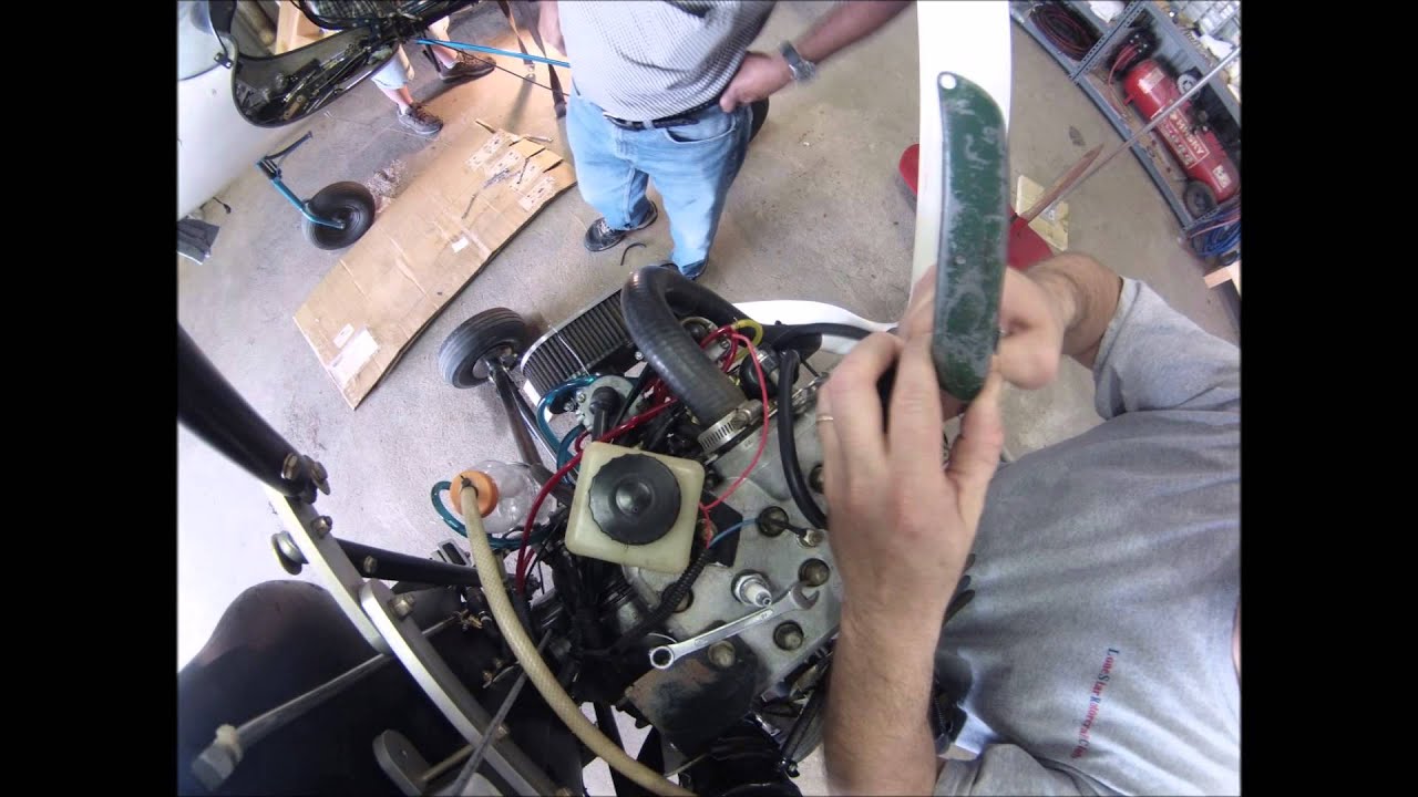 Rotax 532 coil replacement (timelapse) Lonestar Rotorcraft Club April ...
