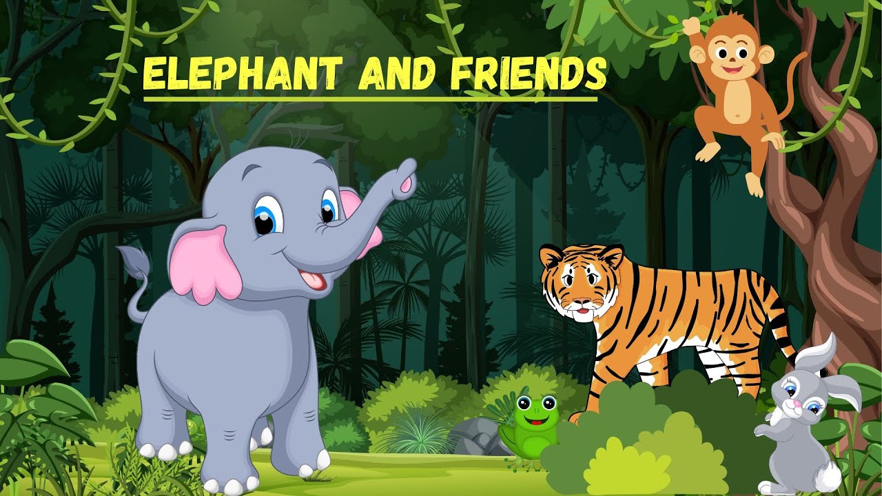 Elephant and Friends | Bedtime Story | Moral Story for Kids | Short ...