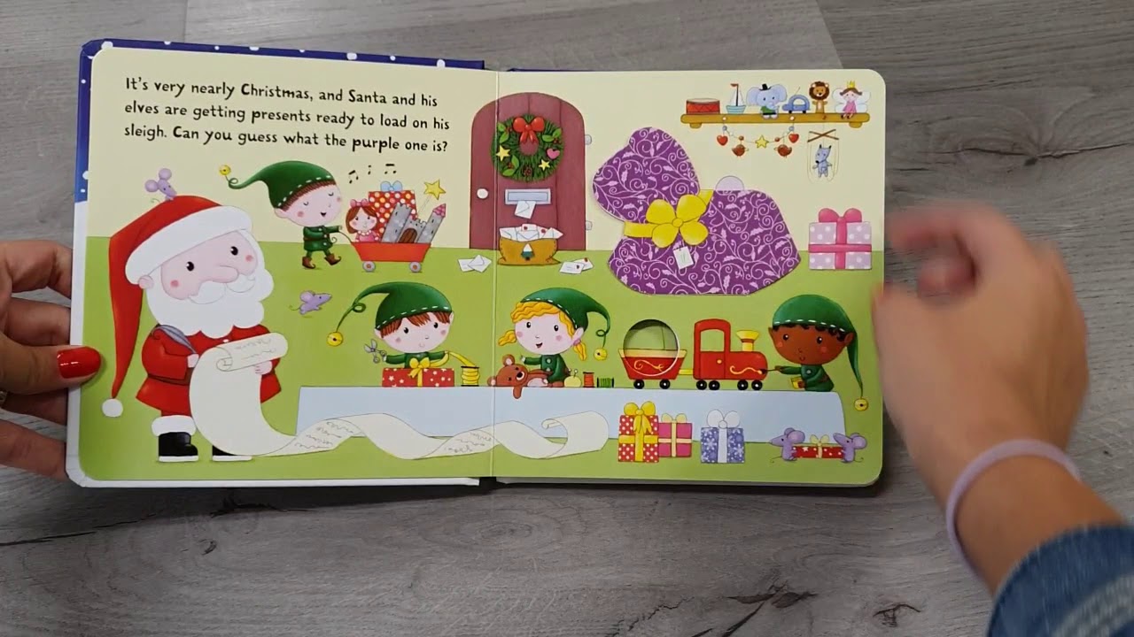 Santa Flap Book Usborne - YouTube