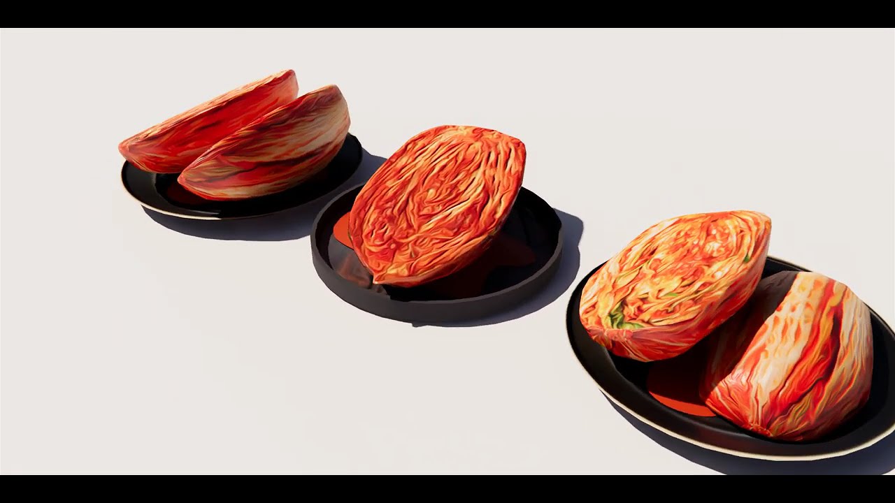 K-FOOD (Kimchi) 김장김치 (3D일러스트 스타일) - YouTube