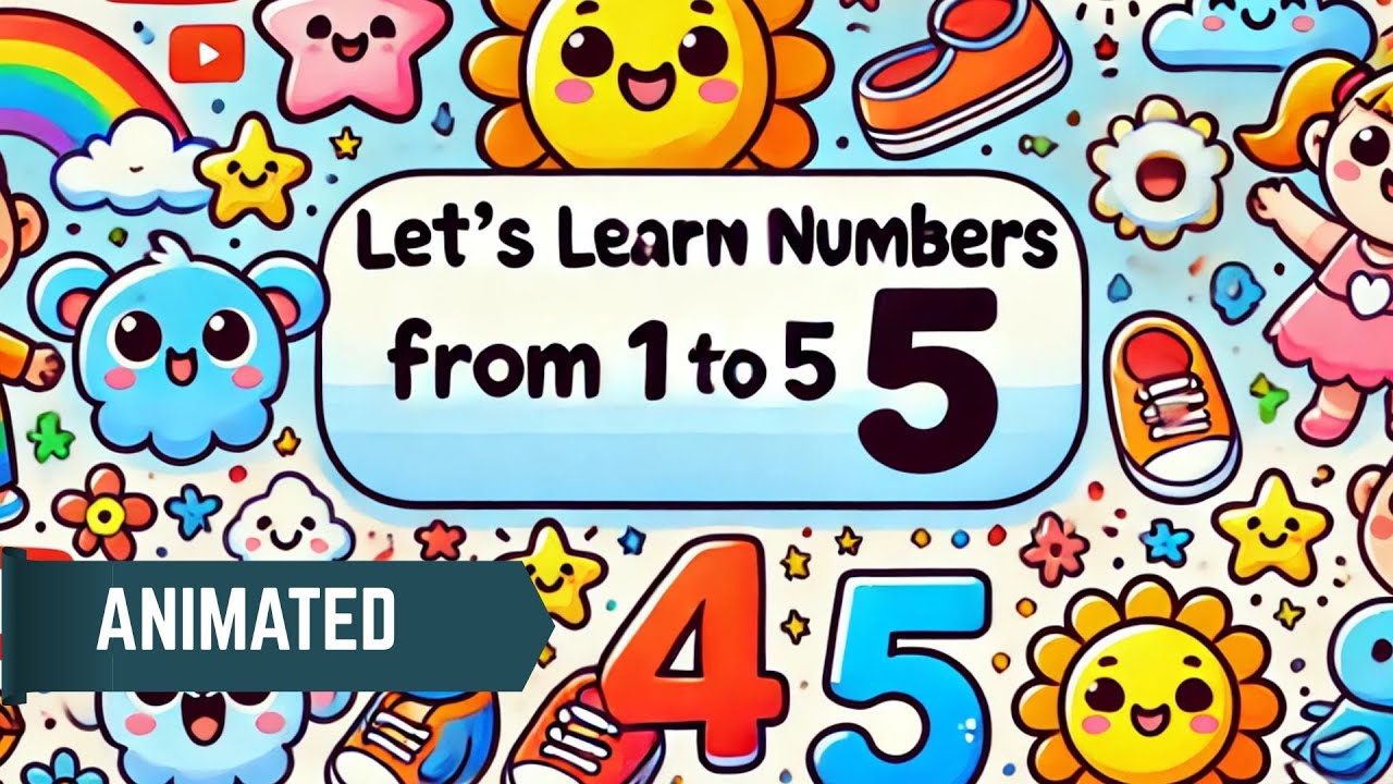 This Is Number 1 to 5 | Fun Counting Song for Kids | Learn Numbers with ...