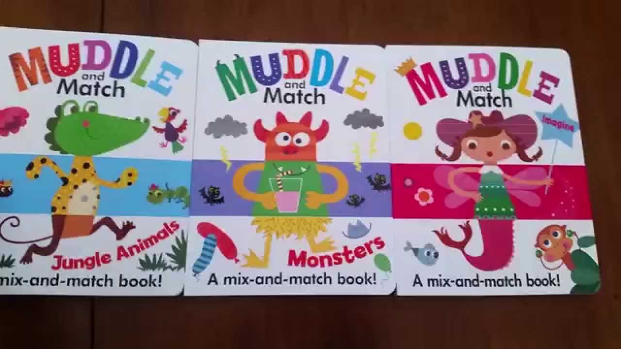 Usborne Books & More: Muddle and Match Imagine - YouTube