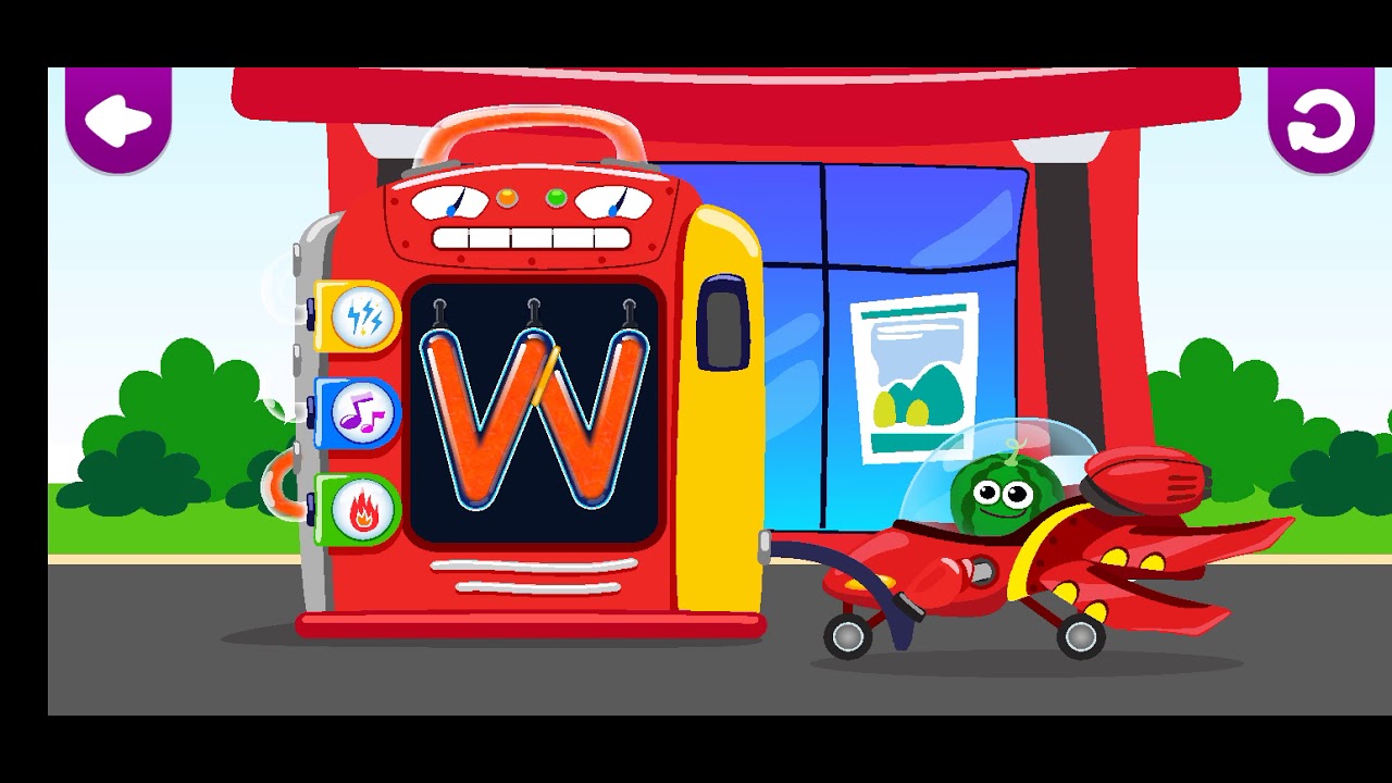 FUNNY FOOD - ABC Games for toddlers & babies - YouTube