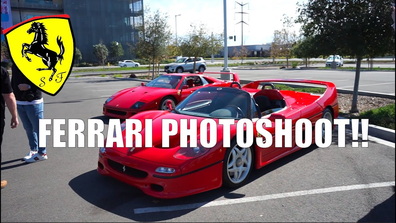 FERRARI F40 & F50 PHOTOSHOOT!! - YouTube
