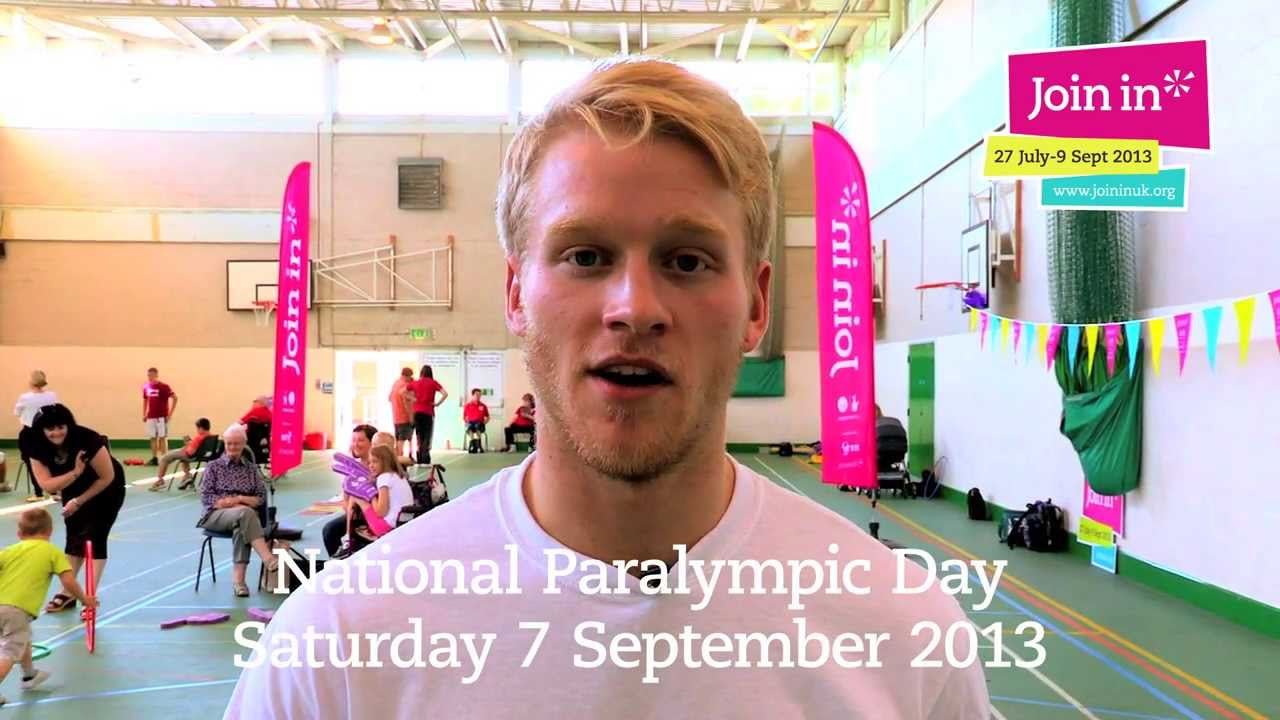 Jonnie Peacock - National Paralympic Day Invitation - YouTube