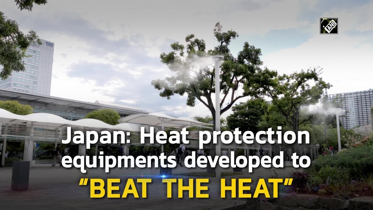 Japan: heat protection equipment developed to “beat the heat” - YouTube