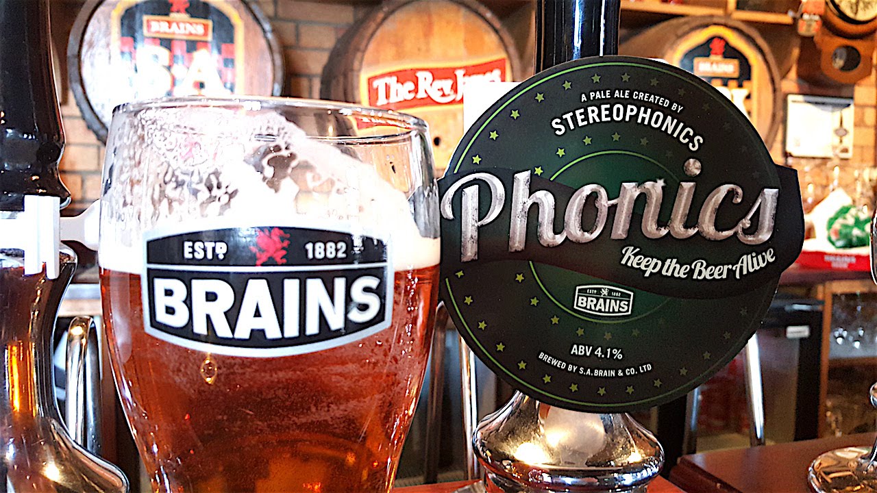 *Stereophonics Beer* Brains Phonics Pale Ale With SA Brains Brewery ...