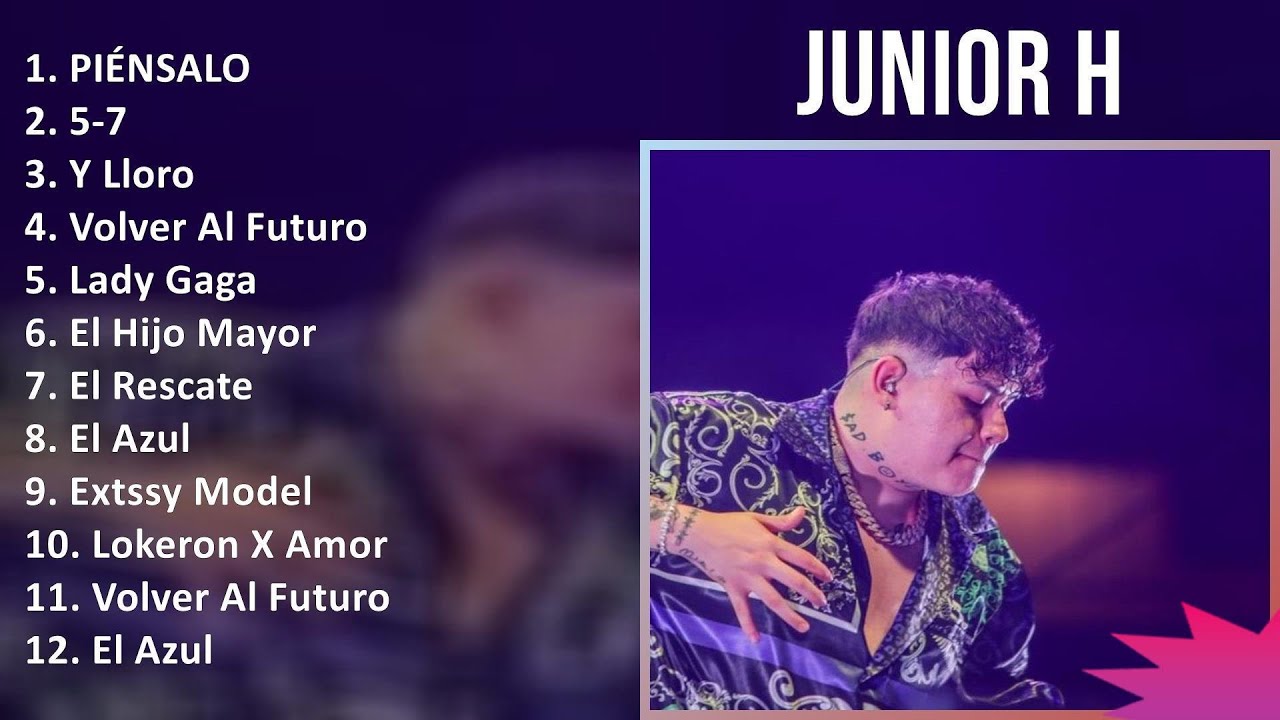 Junior H 2024 MIX Nuevas Canciones - PIÉNSALO, 5-7, Y Lloro, Volver Al ...