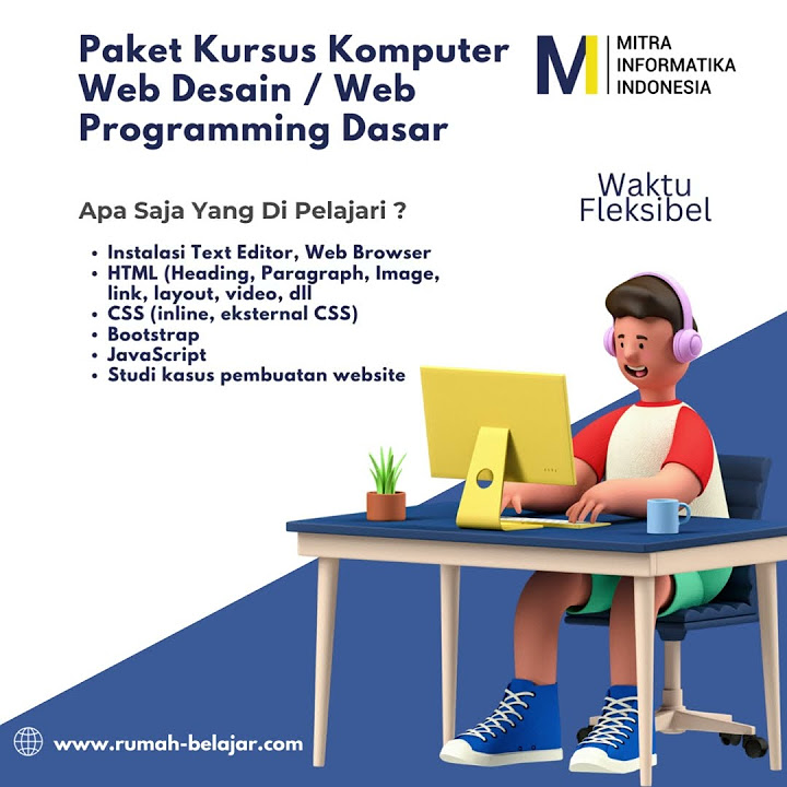 TEMPAT BELAJAR WEB DESAIN DENGAN HTML, CSS, BOOTSTRAP DI RUMAH BELAJAR YMII CILEUNGSI DAN PATI ...