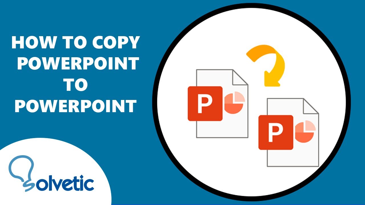 How to Copy PowerPoint to PowerPoint - YouTube