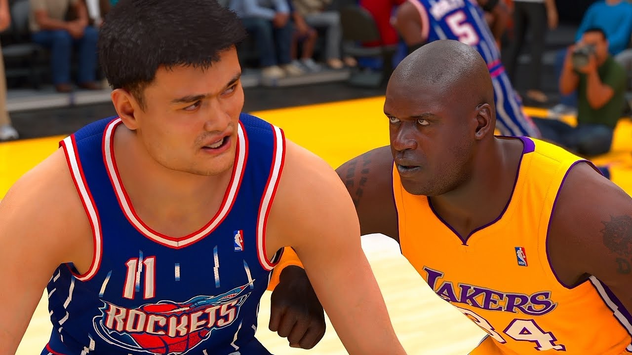 Rookie Yao Ming vs PRIME Shaq! NBA 2K24 Yao Ming My Career - YouTube
