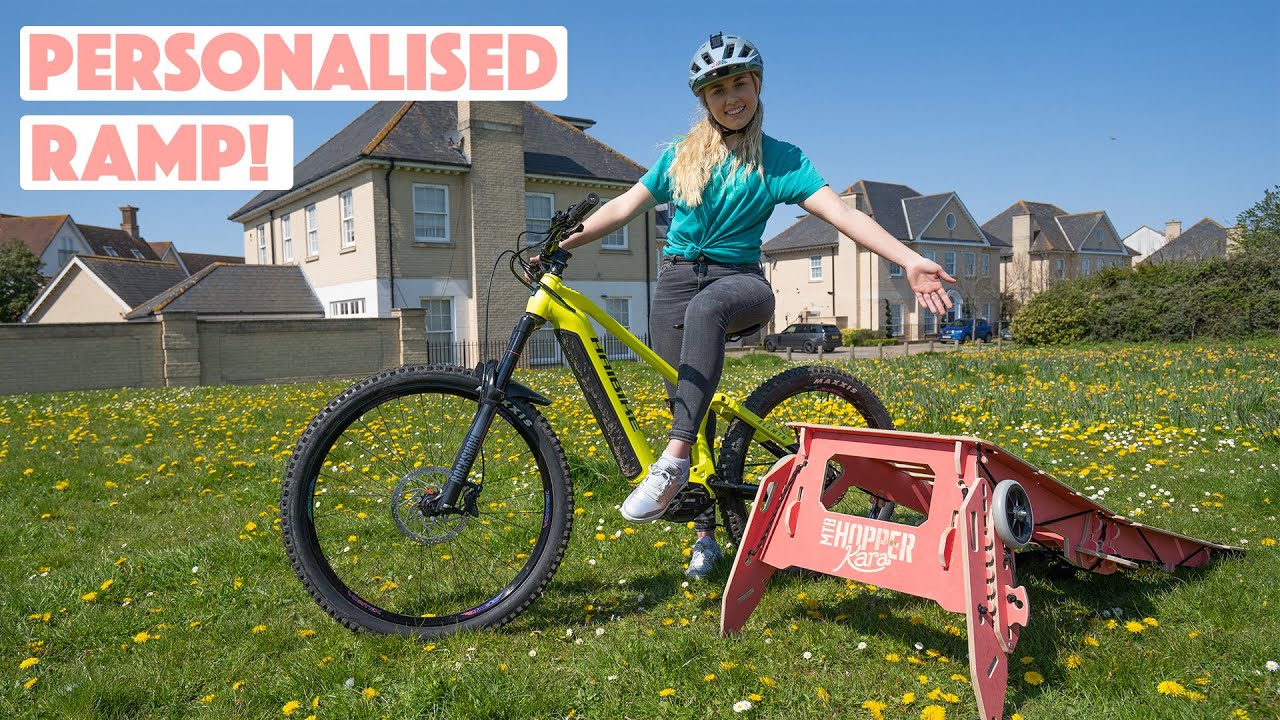 RIDING MY VERY OWN MTB RAMP! - YouTube