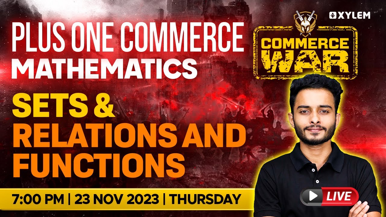 Plus One Commerce - Mathematics | Sets & Relations And Functions ...
