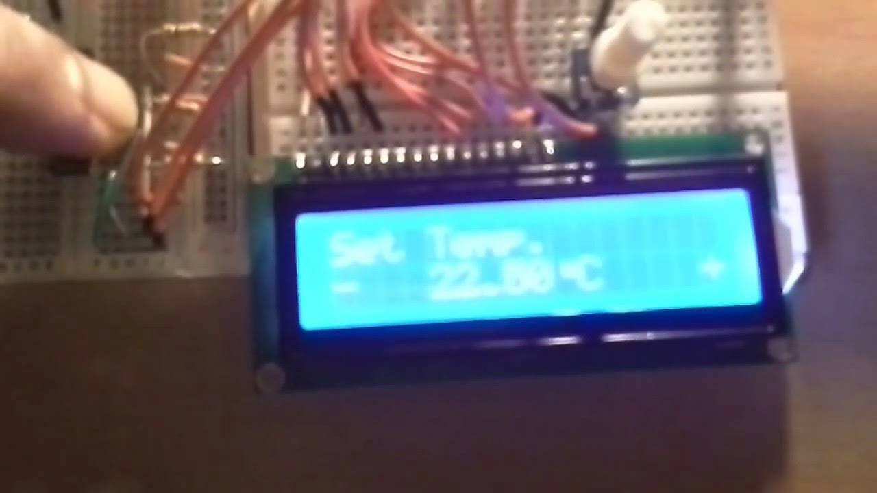 simple Thermostat arduino - YouTube