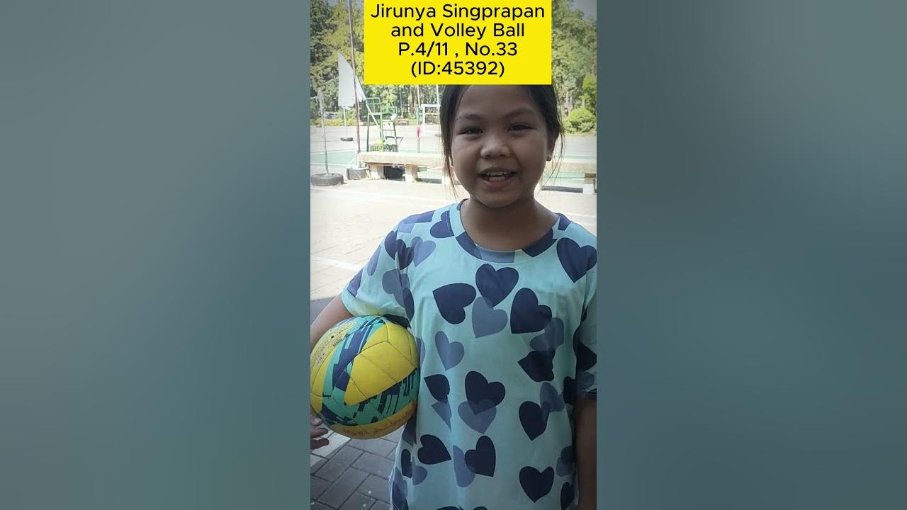 Jirunya Singprapanand Volley Ball P411 No33 - YouTube
