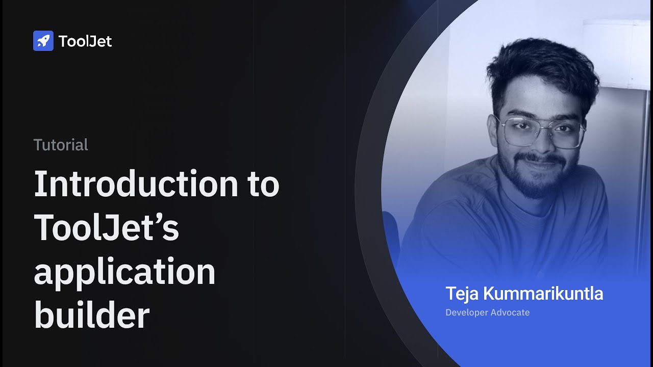 Introduction to ToolJet's application builder - YouTube