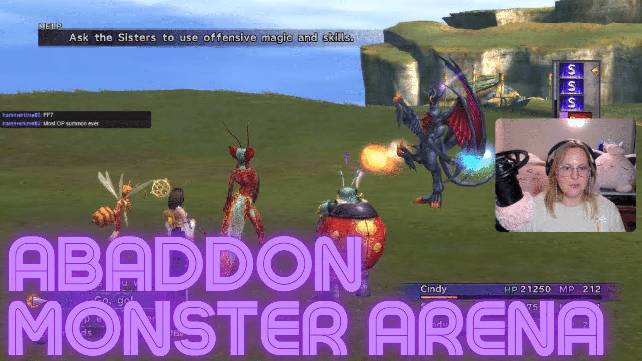 ABADDON Monster Arena Fiend Battle / Final Fantasy X HD Remastered ...