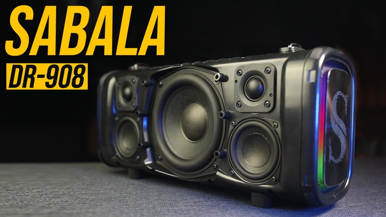 Caixa de Som Sabala DR-908 - 120W - Bateria com 20.800mAh (Abrimos ela) - YouTube