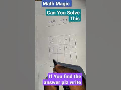 Math Magic, Mathematical Trick, Play with math, Class 10 Math Tricks ...