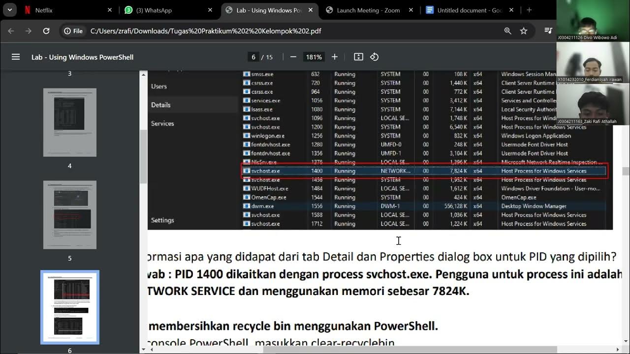 Kelompok 2_3.3.11 Lab - Using Windows PowerShell + 3.3.10 Lab - Create User Accounts_A1 - YouTube