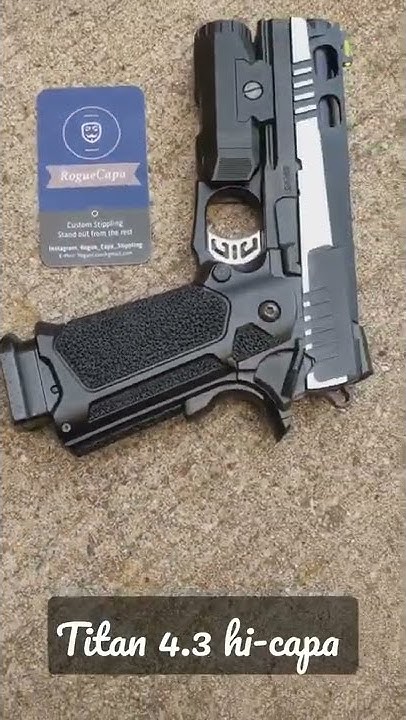 Tokyo Marui airsoft hi-capa 4.3 - Titan - YouTube