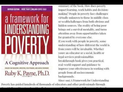 Framework for Understanding Poverty Paperback – May 15 2005 by Ruby K Payne Author #book #(enjoy ...