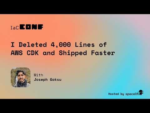 I Deleted 4,000 Lines of AWS CDK and Shipped Faster
