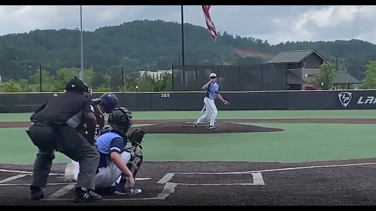 Jared Bees 2022 RHP PBR Georgia Southeast Select - YouTube