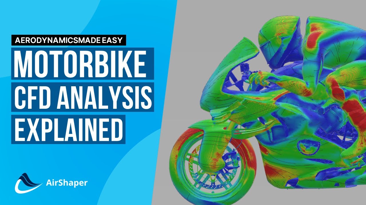 AirShaper - Aerodynamics Made Easy - Motorbike CFD Analysis Explained | Step-by-Step Guide - Video