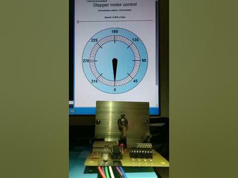 Remote stepper motor control with Raspberry Pi - YouTube