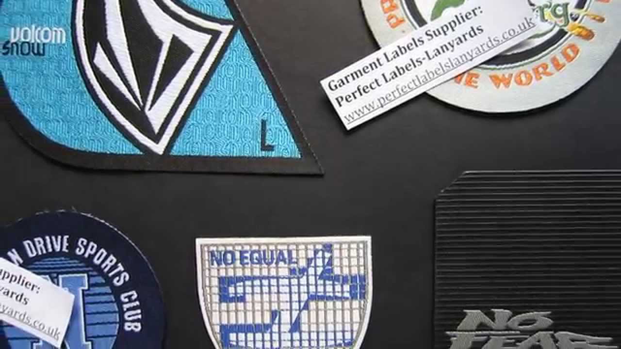 Woven Badges, Custom Designer Men Clothing Labels, Low Minimun - YouTube