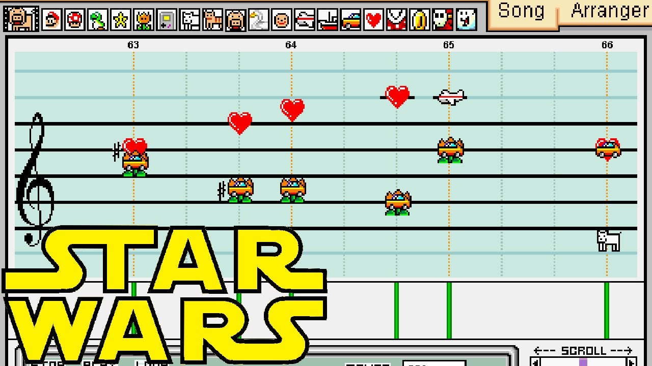 Star Wars Main Theme - Mario Paint - YouTube