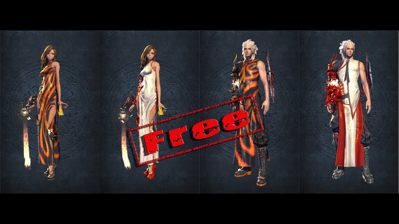 Blade and Soul Outfits Ivory Specter | Red Specter - YouTube