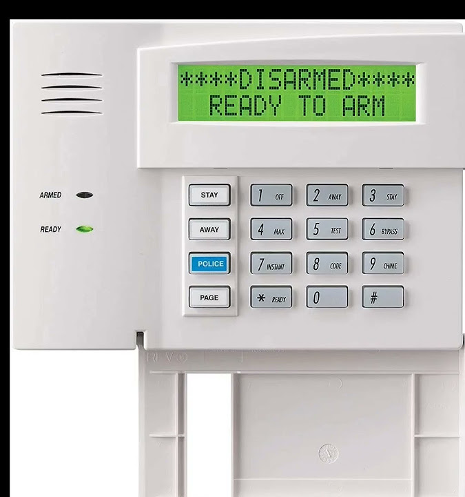 Honeywell 6160 keypad chime - YouTube