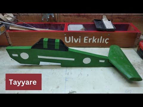 Tahtadan Basit Tayyare Yapımı,Adım Adım Kolay Model Uçak Yapımı\