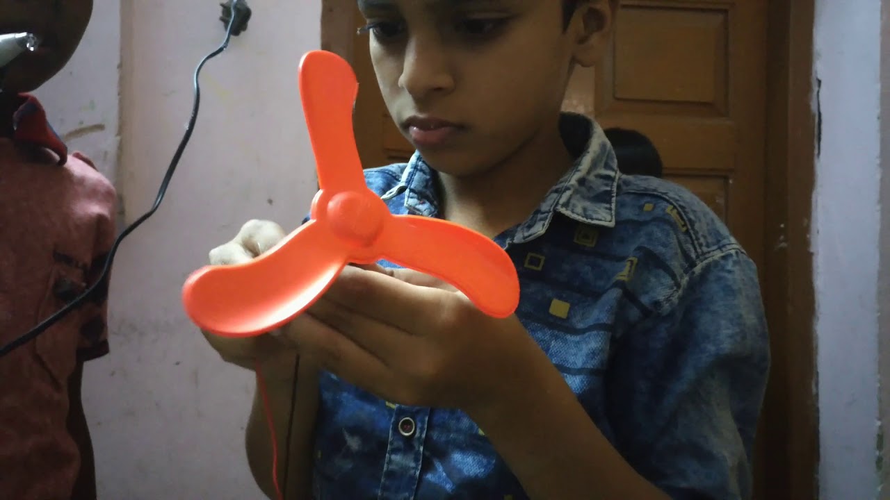 How to make a electronic fan very easy - YouTube