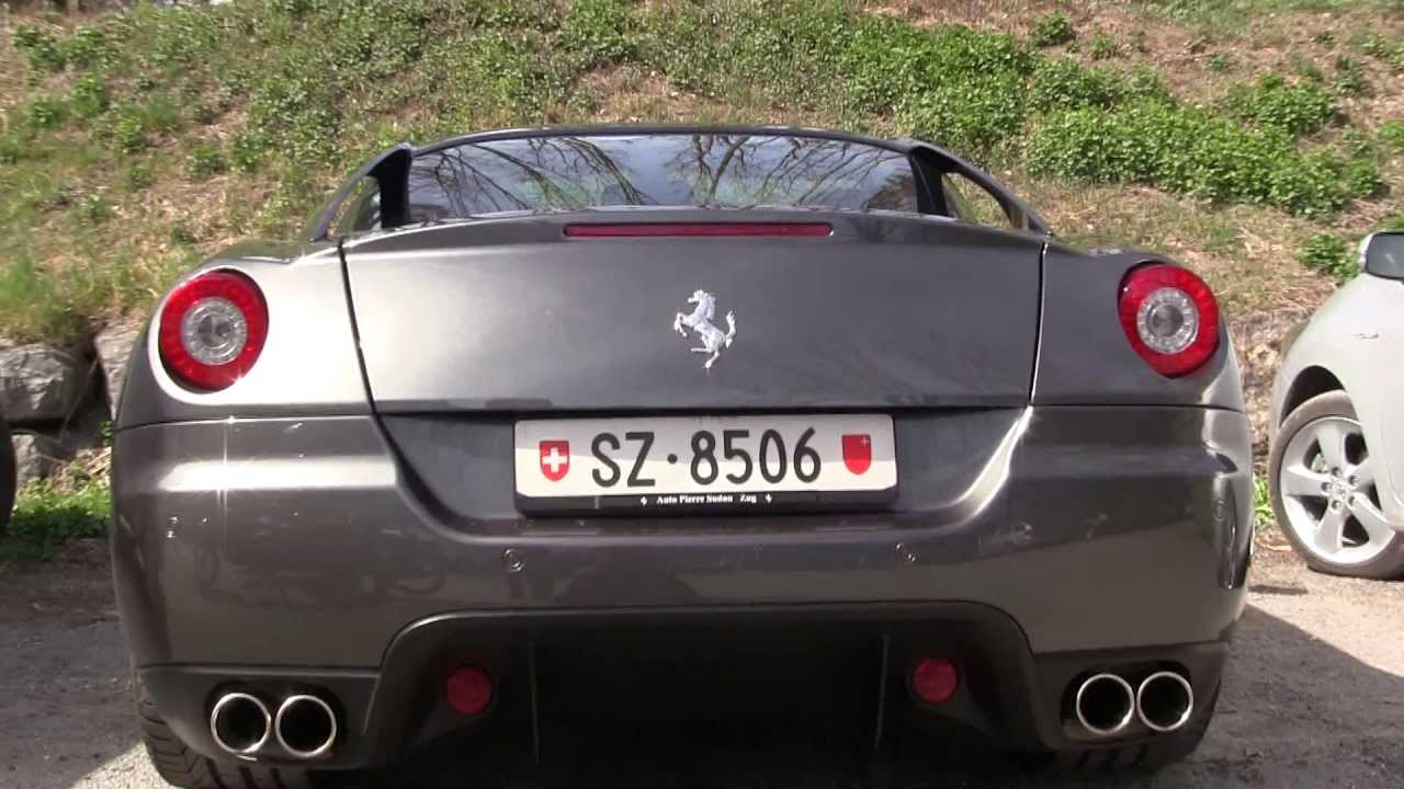 Grey Ferrari 599 GTB Fiorano - YouTube